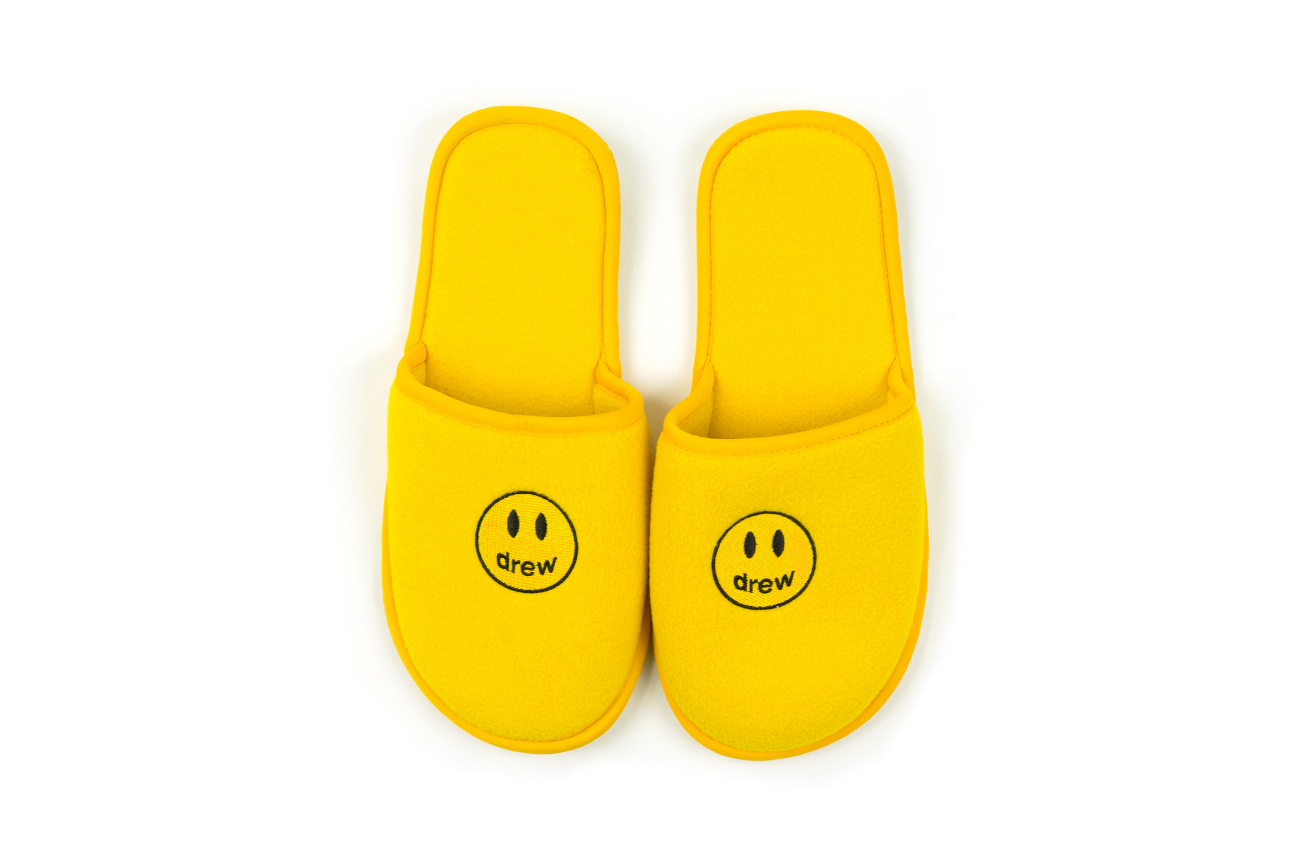 Drew House Logo Yellow Slide - GLAB.VN