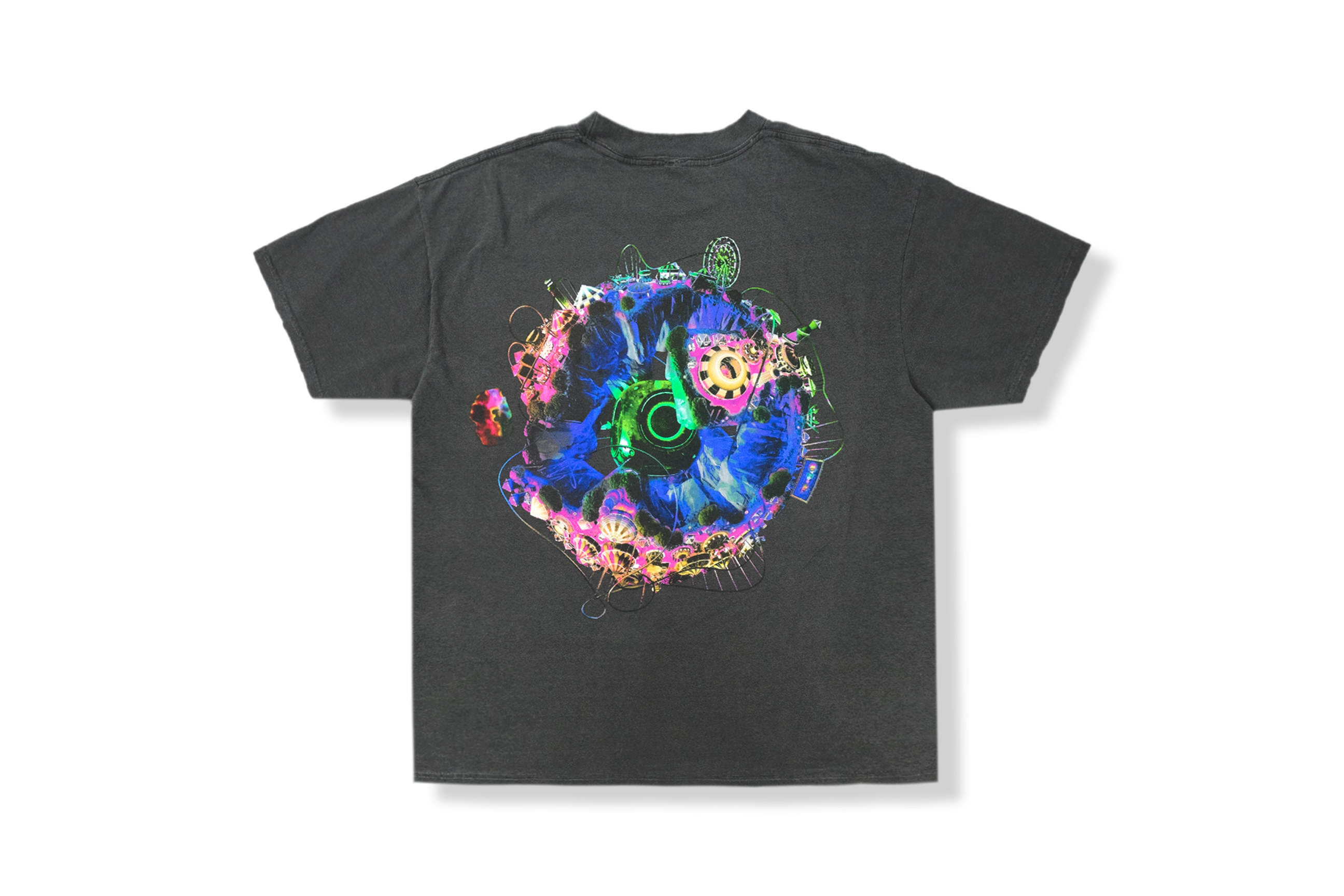 Travis Scott Back Bling Tee Grey - GLAB.VN