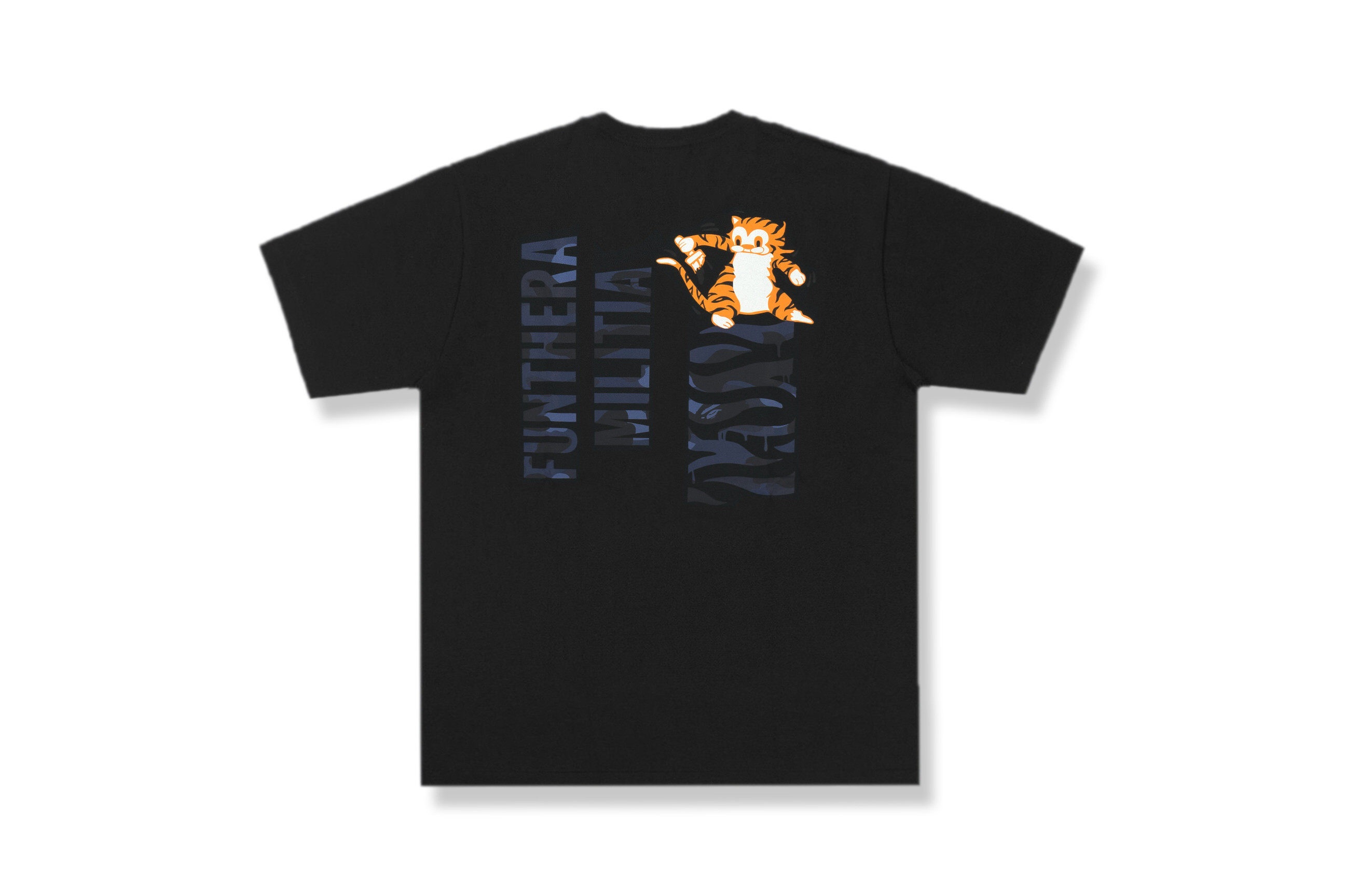 Bape Tiger Blue Camo Black Tee - GLAB.VN