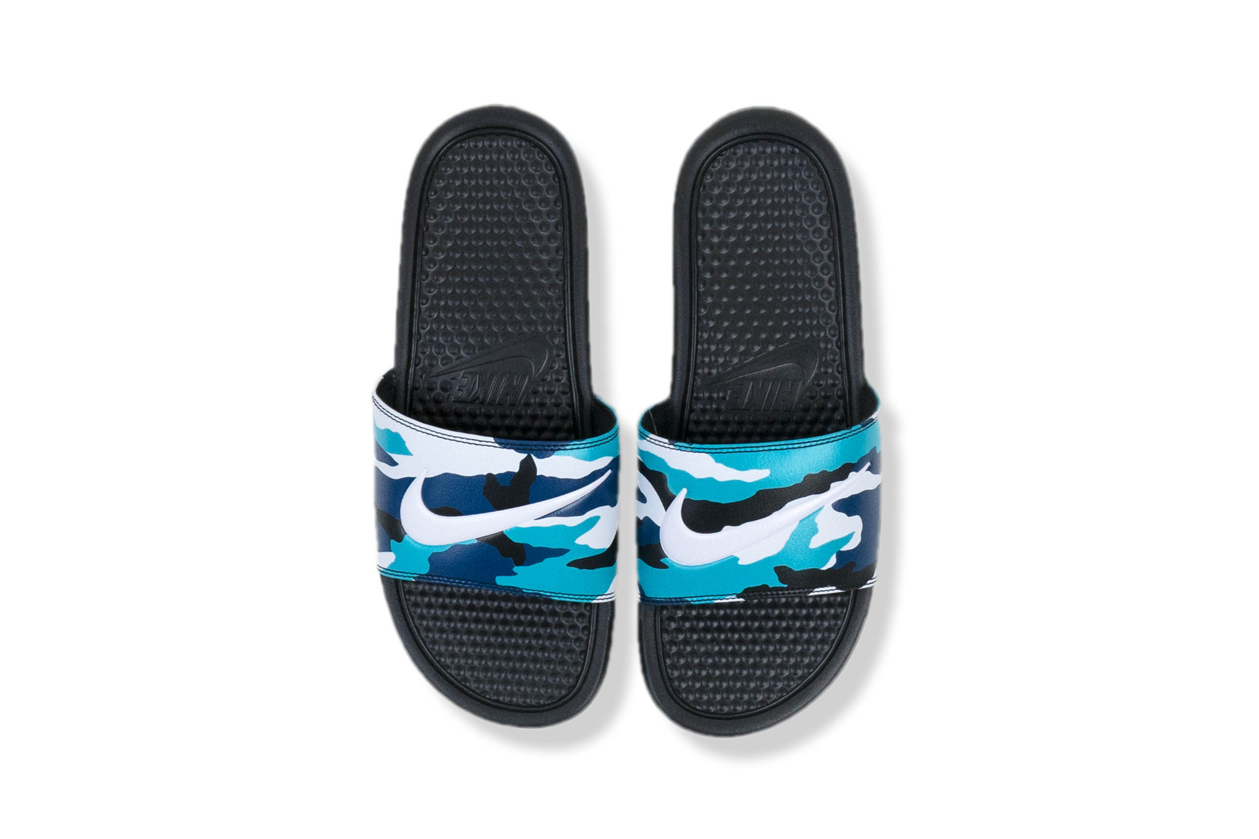 Nike Benassi JDI Print Blue - GLAB.VN