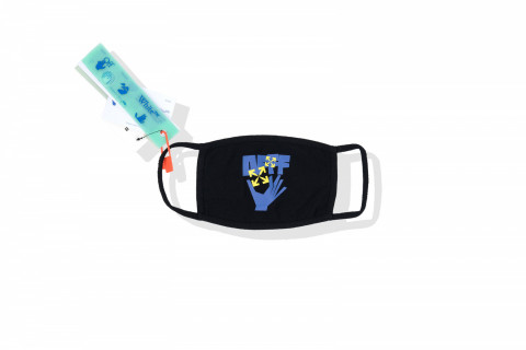 Off-White Hands Arrows Mask Black Light Blue - GLAB.VN