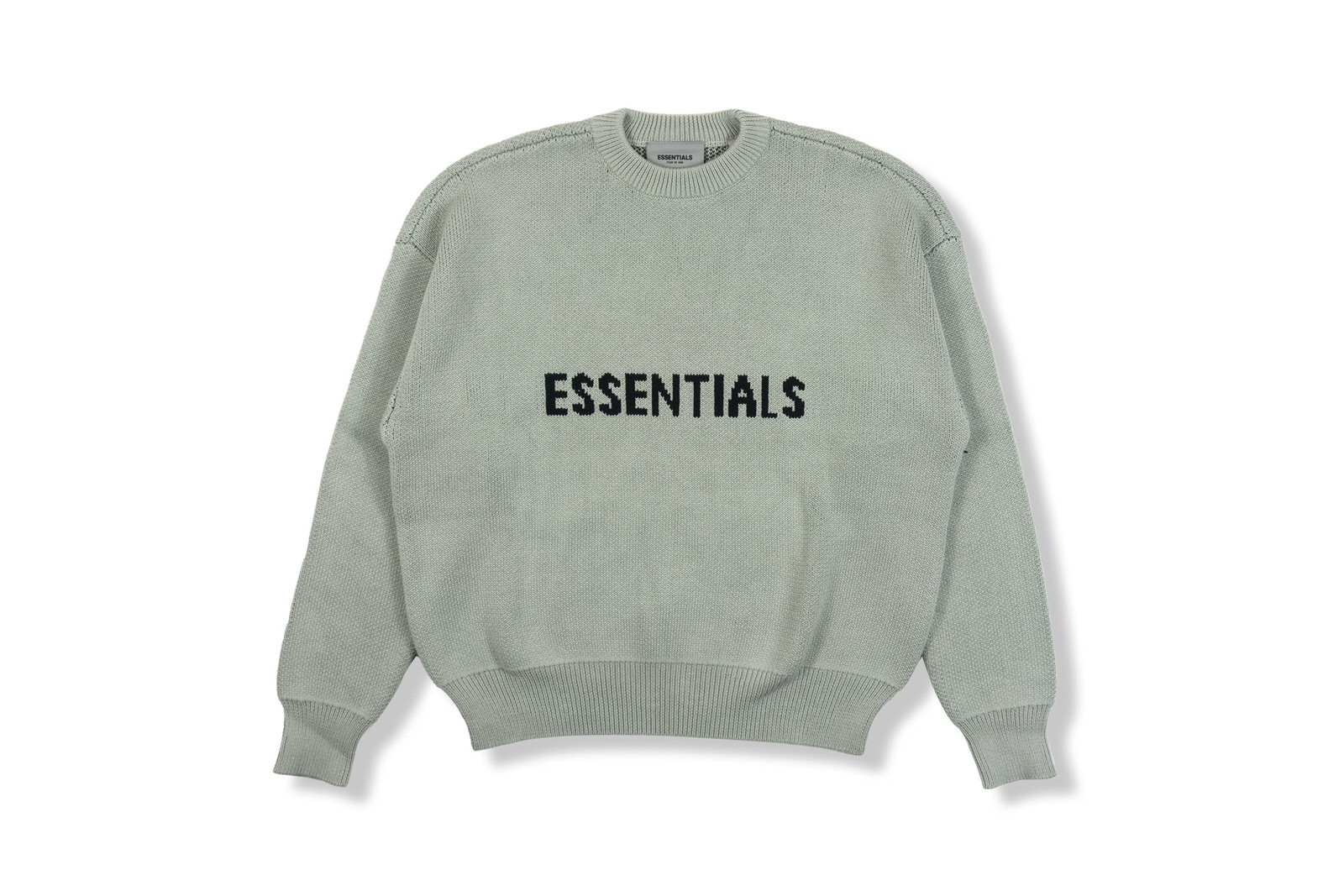 Fear of God Essentials SSENSE Exclusive Pullover Sweater Concrete - GLAB.VN