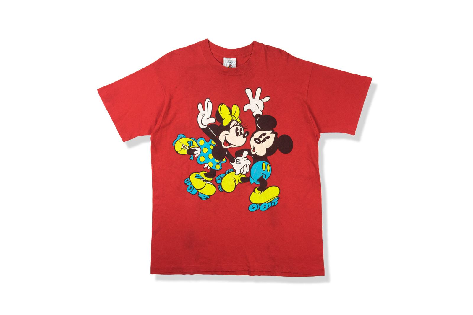 Vintage 90s Mickey Mouse Red Tee - GLAB.VN