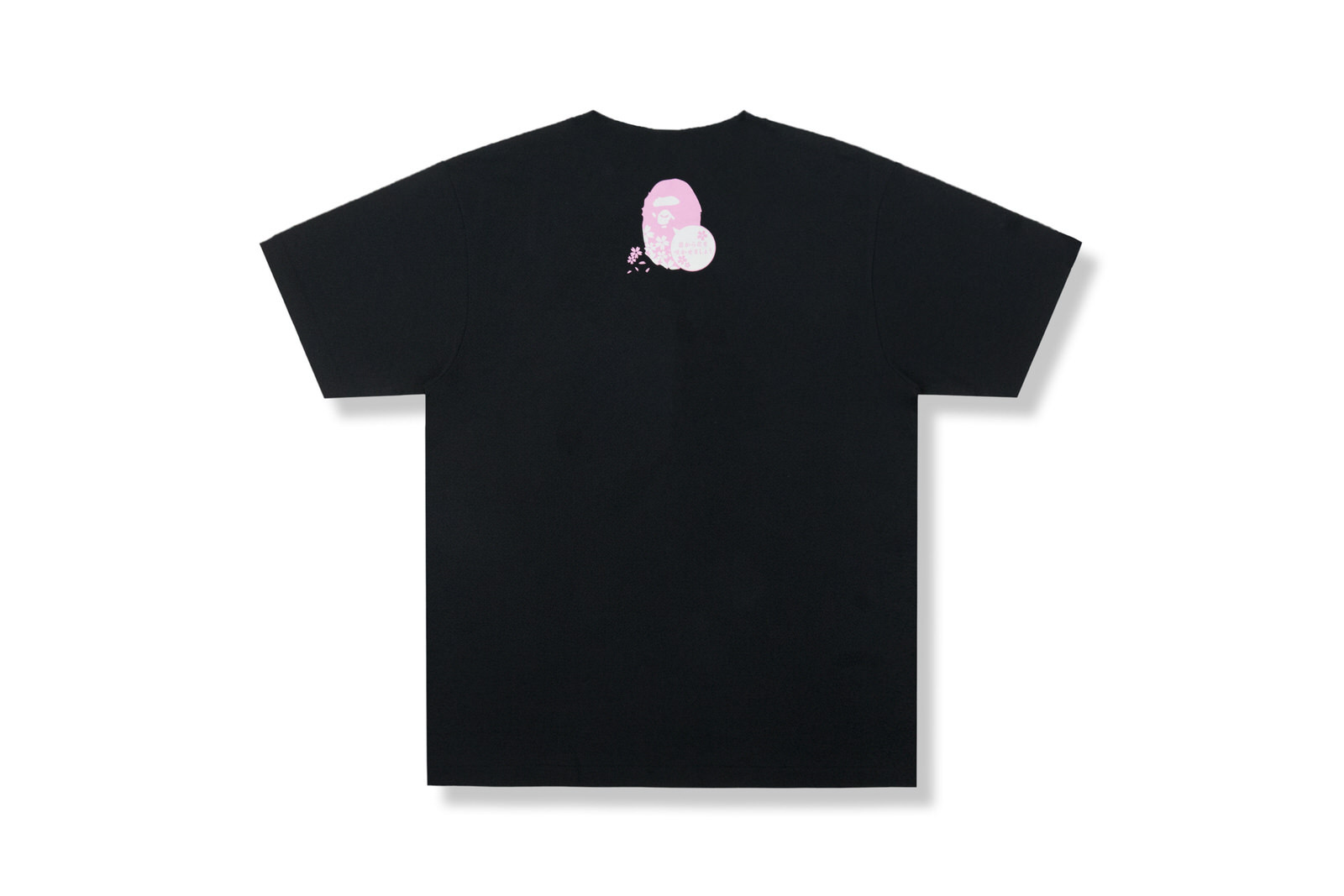 Bape Big Head Sakura Tree Black Tee - GLAB.VN
