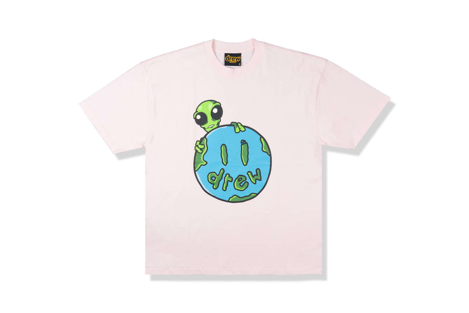 Drew House Allen The Alien SS Tee Pale Pink - GLAB.VN