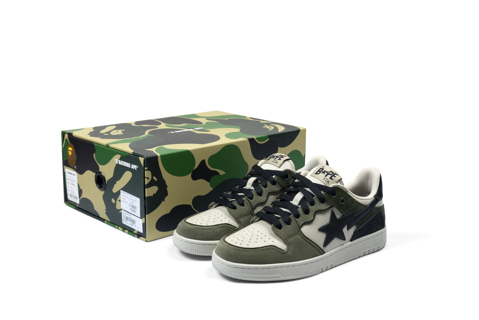 Bape Sk8 Sta #4 M1 Olive Drab - GLAB.VN