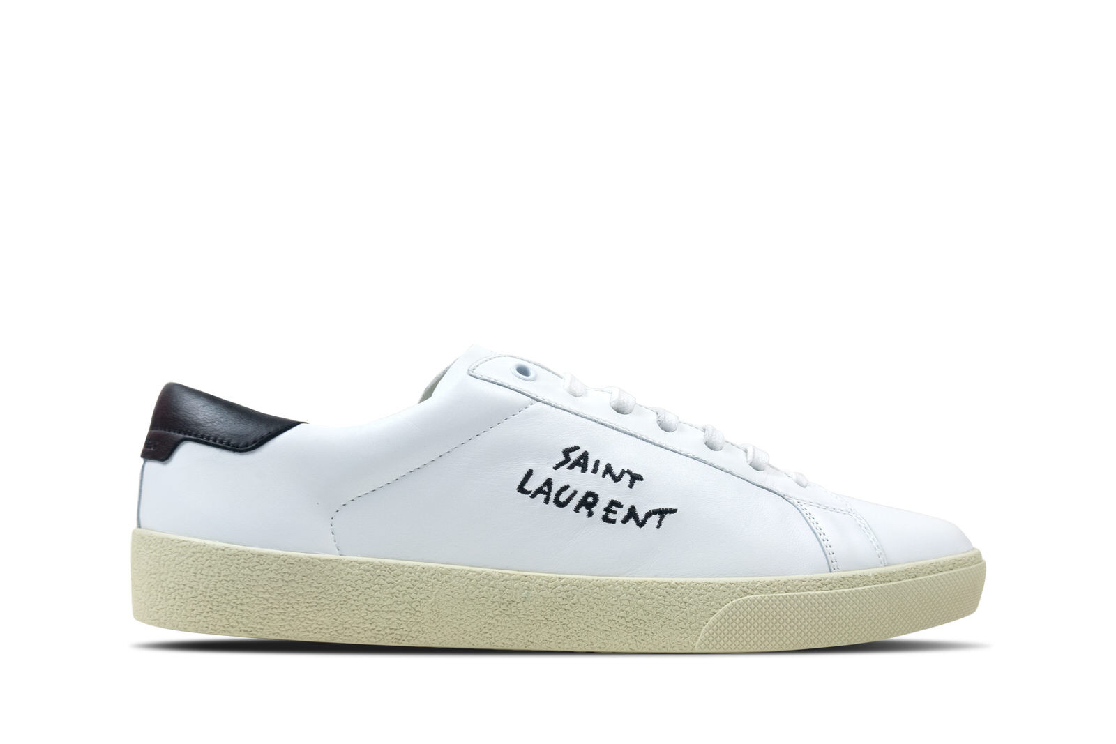 Saint Laurent SL-06 Court Leather 'White Black' - GLAB.VN