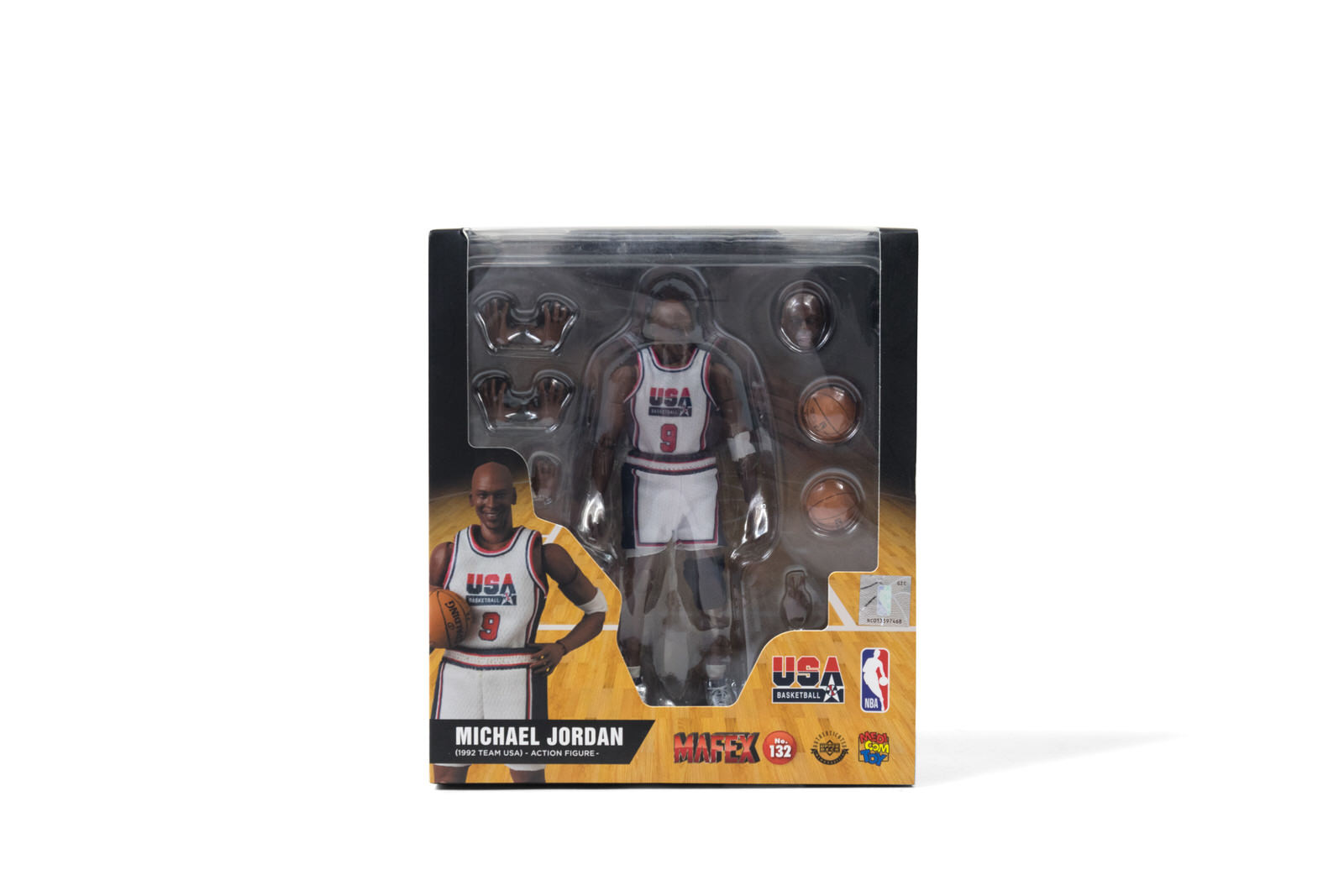 Medicom Toy MAFEX No. 132 Michael Jordan 1992 TEAM USA Action Figure ...