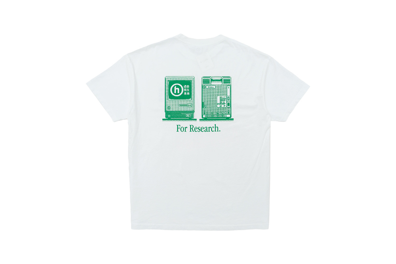 Hidden New York Dead Tech "Research" Tee White - GLAB.VN