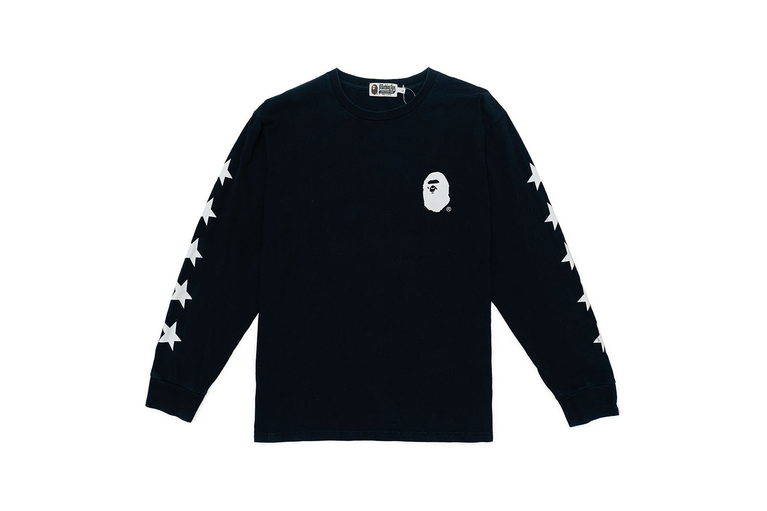 Bape Star Long Sleeve Black - GLAB.VN