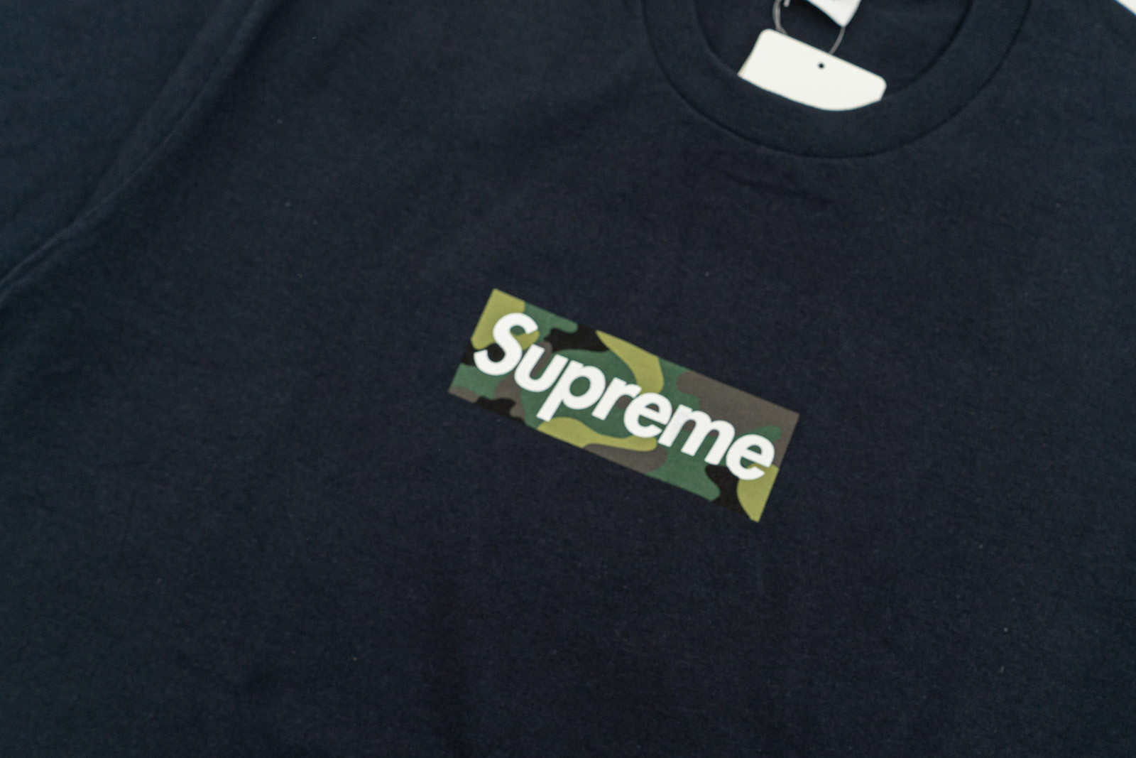 Supreme Box Logo Tee (FW23) Navy - GLAB.VN