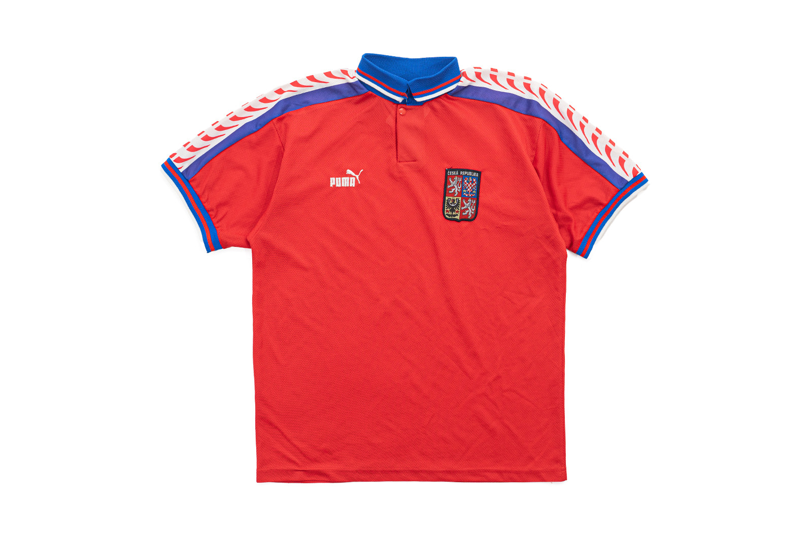 Vintage 1996-97 Czech Republic Puma Home Jersey - GLAB.VN