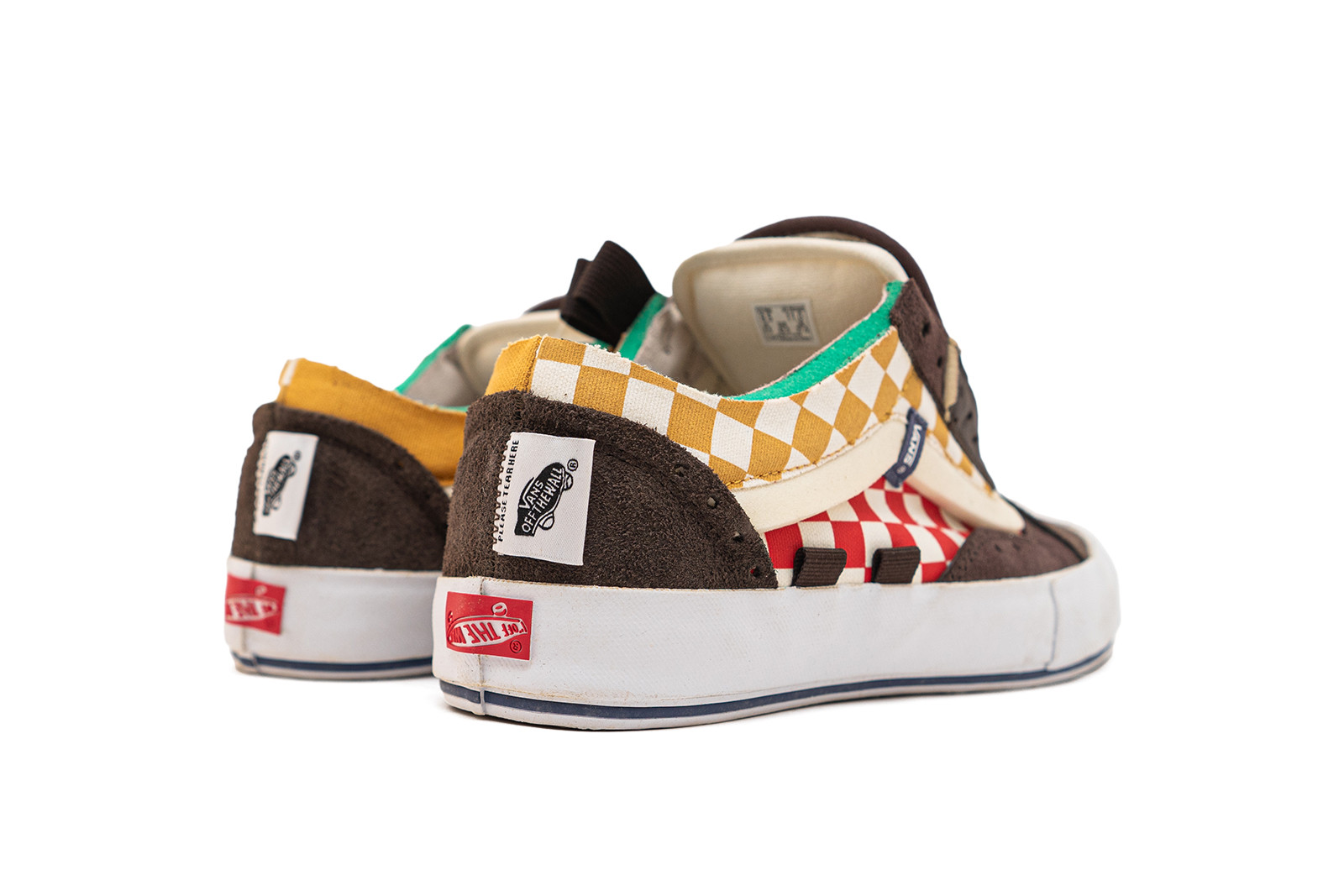 Vans Vault UA Old Skool Cap LX Regrind Brown Multicolor - GLAB.VN