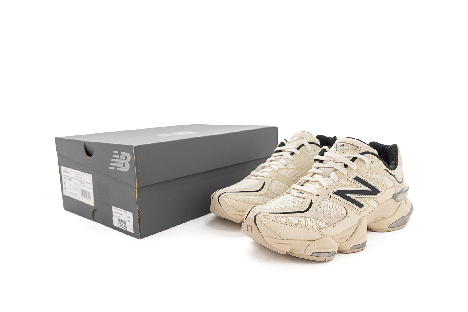 NEW BALANCE 9060 CREAM BLACK - GLAB.VN