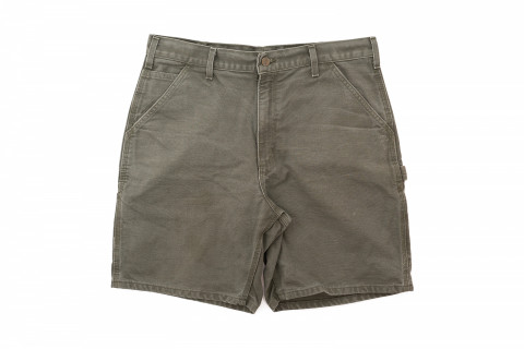 Vintage Carhartt B25 MOS Work Shorts Moss - GLAB.VN