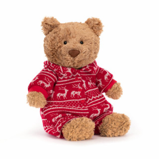 Jellycat Bartholomew Bear Winter Pyjamas - GLAB.VN